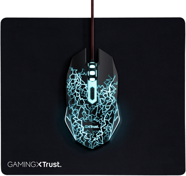 Optinė pelė su USB jungtimi GAMING / +Pelė kilimėlis 24752 TRUST ...
