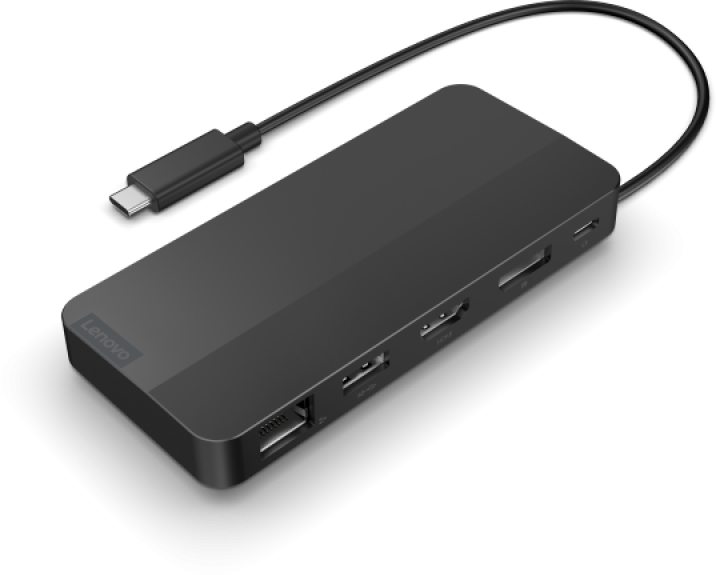 Lenovo | USB-C Dual Ekranas Travel Dock w / o Adapteris | 40B90000WW ...