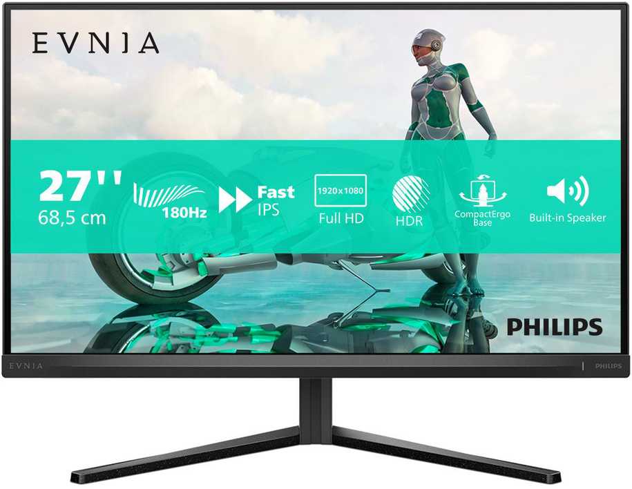 Monitorius Philips 27M2N3200A / 00, 27", 1920x1080, 180Hz, IPS, 1ms ...