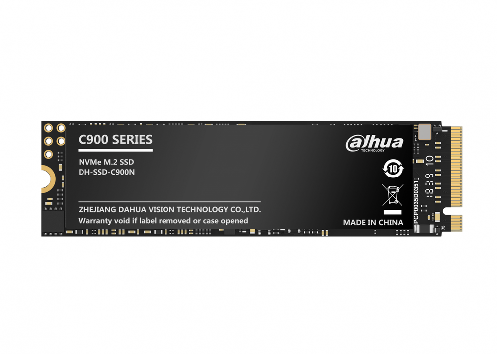 SSD|DAHUA|256GB|M.2|PCIe Gen3|NVMe|3D NAND|Rašymo greitis 1050 MBytes ...