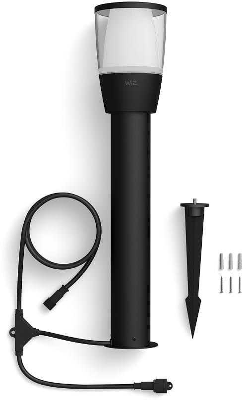 WiZ LV bollard outdoor,3,6W,2700-5000 (RGB),IP65,juodas, modelis - 929003265101, žema kaina ...