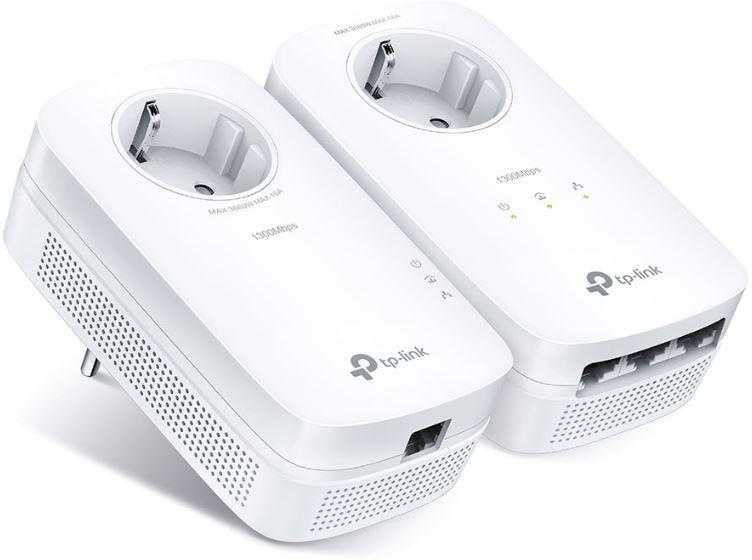 TP-Link TL-PA8033PKIT 1300MBPS 3PT MIMO / PASSTHROUGH POWERLINE KIT ...