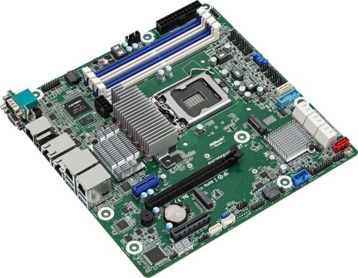 ASRock Asrock E3C256D4U-2L2T pagrindinė plokštė Intel C256 LGA 1200 ...