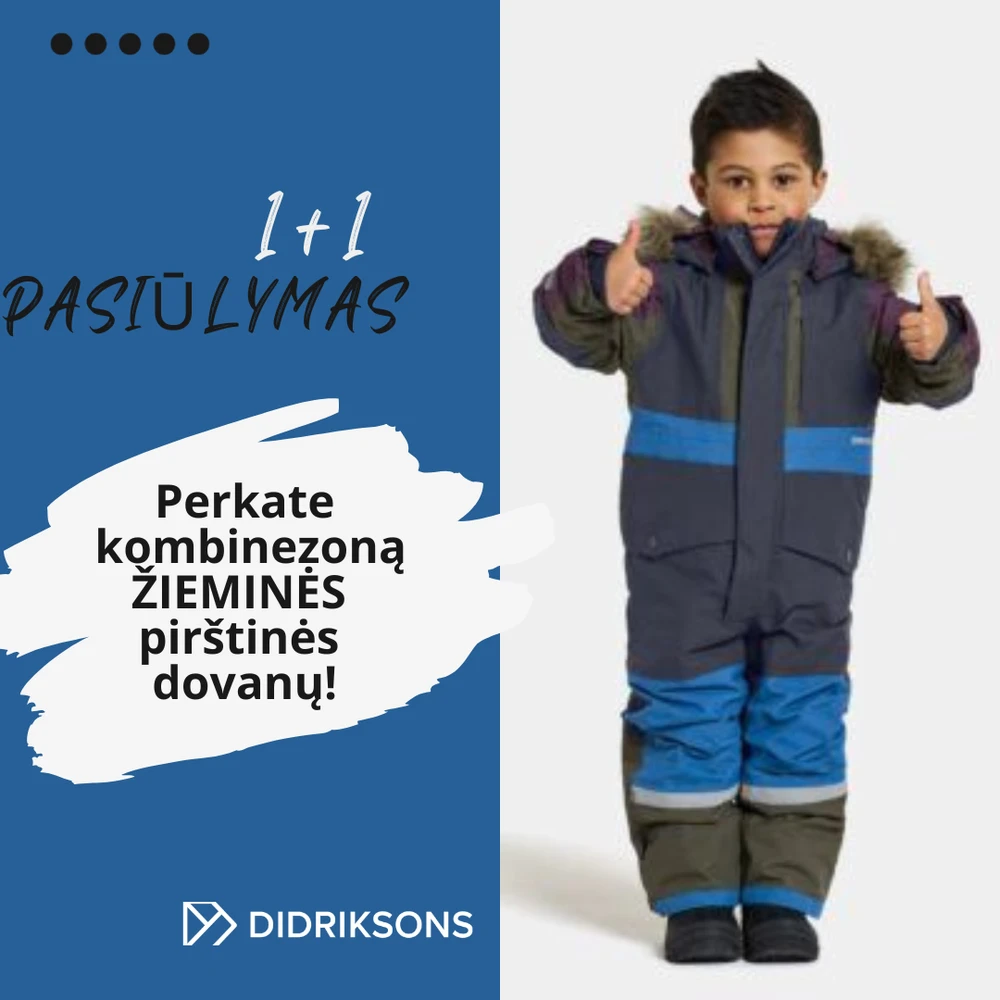 Didriksons žieminis kombinezonas - BJÖRNEN KD COV MULT2 Multi Colour ...