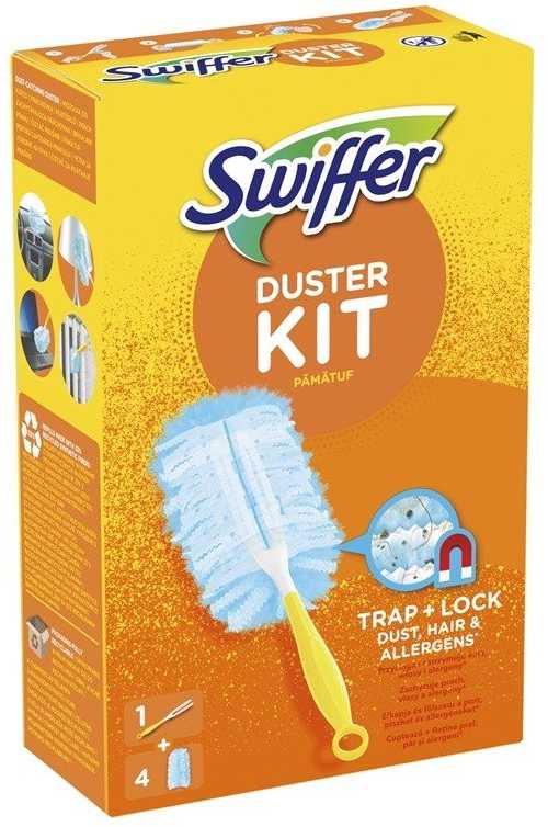 Swiffer Duster Starter Kit mini rankena + 4vnt papildymas, modelis ...