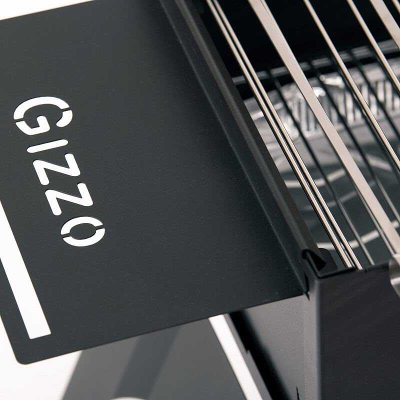 Gizzo Grill Full Set - sulankstoma lauko kepsninė / šašlykinė, modelis ...