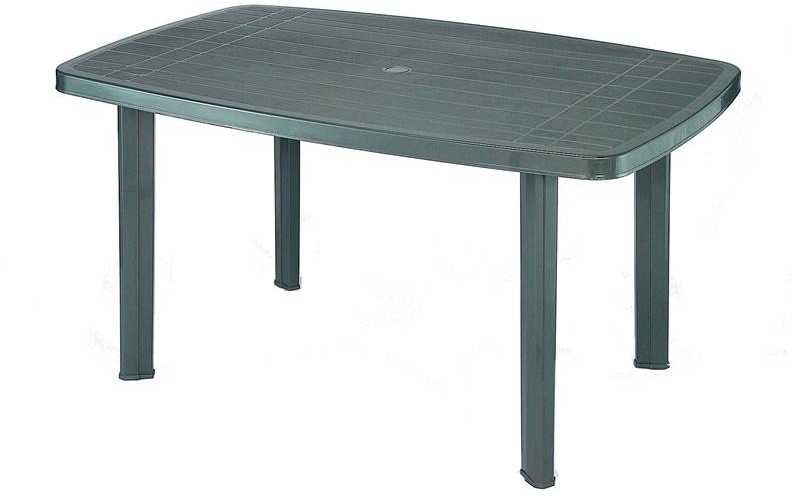 Lauko stalas PROGARDEN FARO OVAL, žalias, 126×85×72 cm, modelis ...