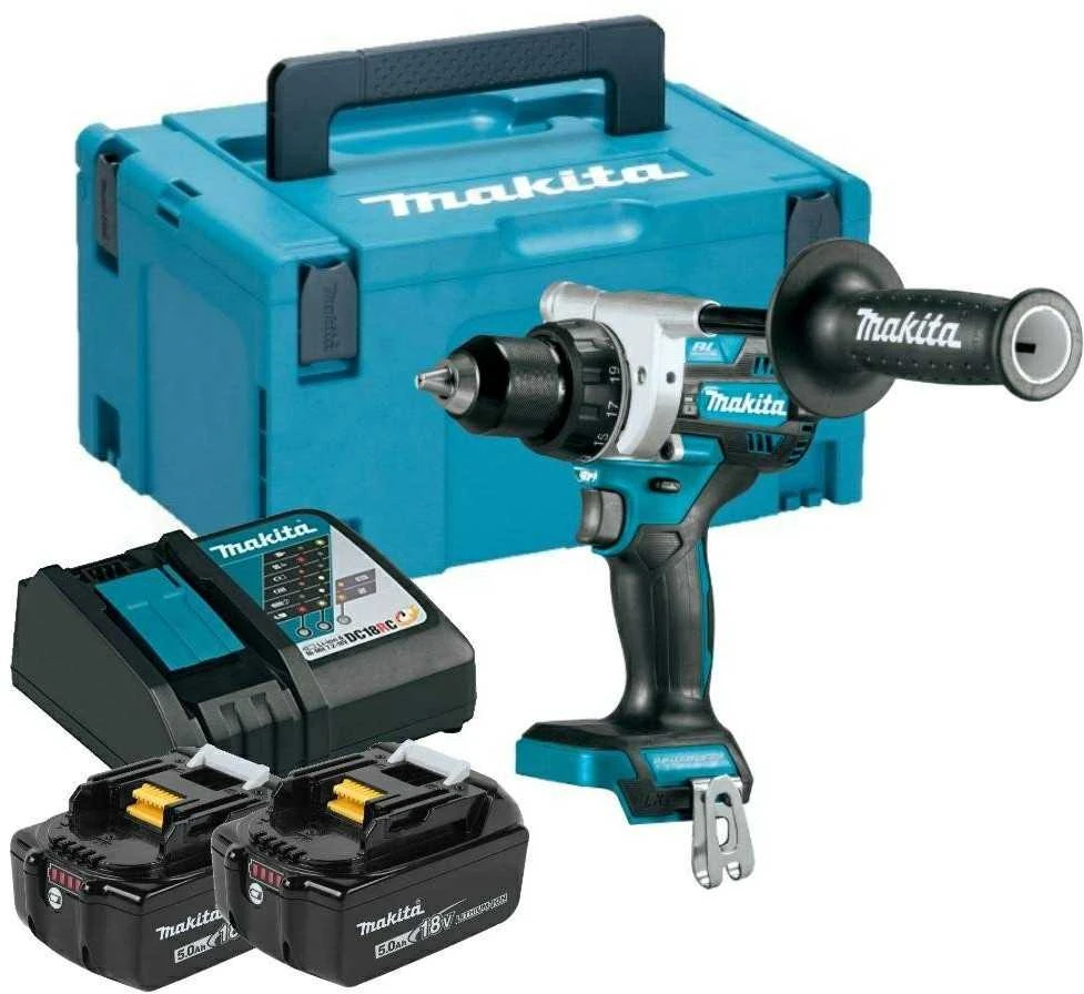 Makita DDF486RTJ Akumuliatorinis gręžtuvas 18V, 130 / 65NM, BL-motor ...