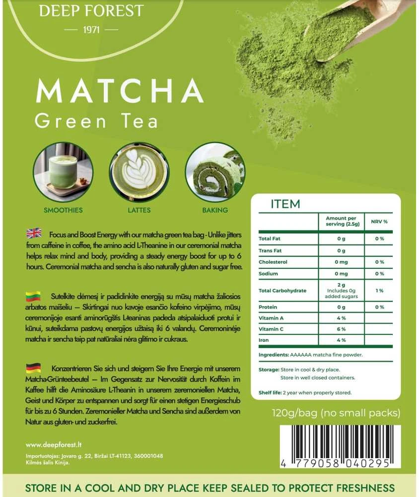 Kinija Matcha Žalioji Arbata, žema kaina | Varle.lt