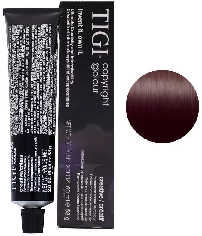 Tigi Tigi, Color Creative, Permanent Hair Dye, 4 / 2 Medium Brown ...