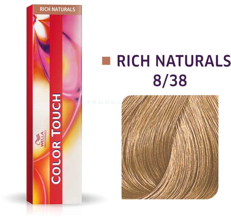 Plaukų dažai Wella Color Touch 60ml, tone: 8.38, modelis ...