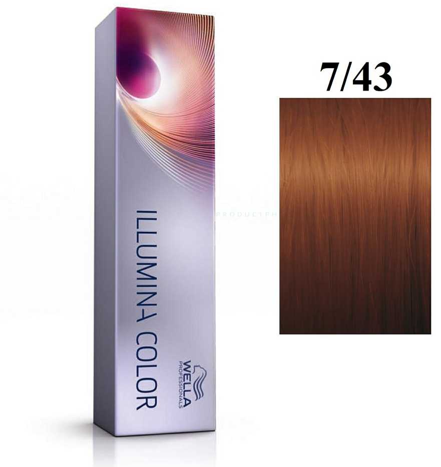 Wella Plaukų dažai Illumina Color 60ml, tone: 7.43, modelis ...