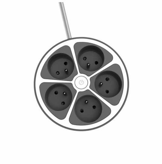 Elektros prailgintuvas su jungikliu, 5 lizdai Chacon (1,5 m), modelis - S7190043, žema kaina ...