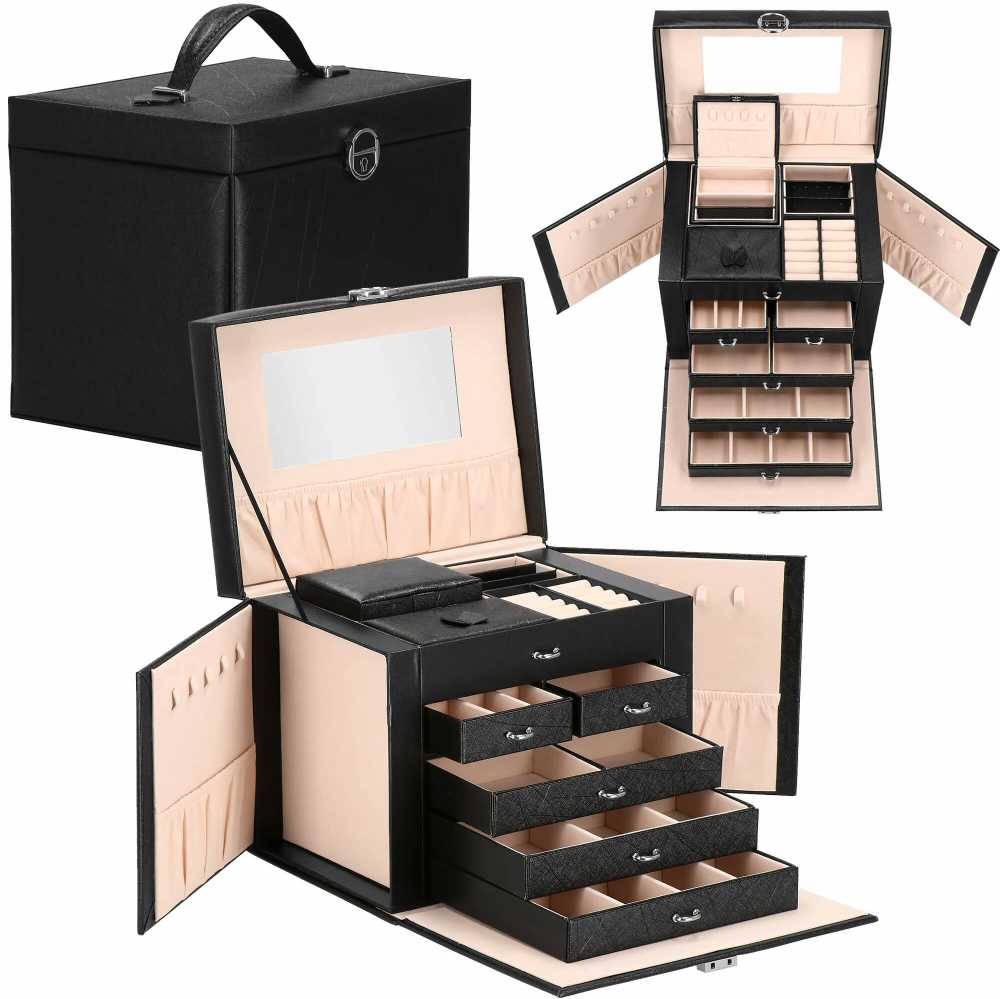 Springos HA1030 SZKATUŁKA NA BIŻUTERIĘ 26,5X23X19,8 CM, modelis ...