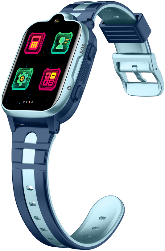 Išmanusis laikrodis vaikams Garett Kids Cute 4G, Mėlynos spalvos ...