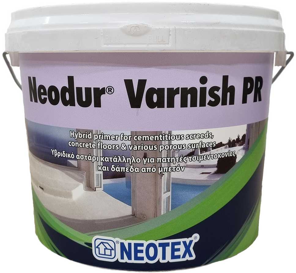 Neotex Hibridinis gruntas cementiniams paviršiams Neodur Varnish PR ...