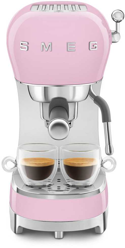 Kavos Aparatas Smeg 50-ųjų Stiliaus Rožinis, modelis - ECF02PKEU, žema ...
