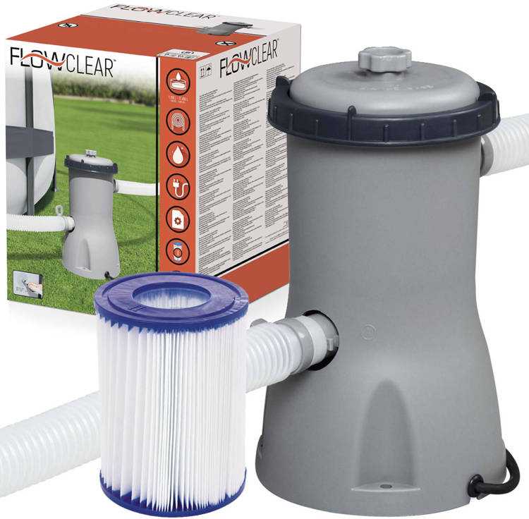 Filtravimo pompa baseinui Bestway 3 m³ / h, žema kaina | Varle.lt