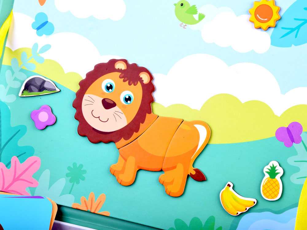 Magnetinės galvosūkių knyga Gyvūnai Zoo Za3768, žema kaina | Varle.lt