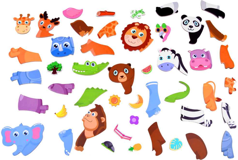Magnetinės galvosūkių knyga Gyvūnai Zoo Za3768, žema kaina | Varle.lt