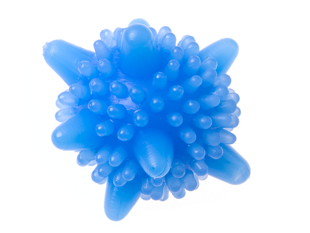 Skalbinių rutulys - minkštinimo ir džiovinimo audinys 2 vnt - mėlyna ...