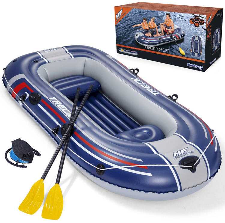 Bestway pripučiamas Pontoon TRECK X2 SET irklas + pompa 61068, modelis ...