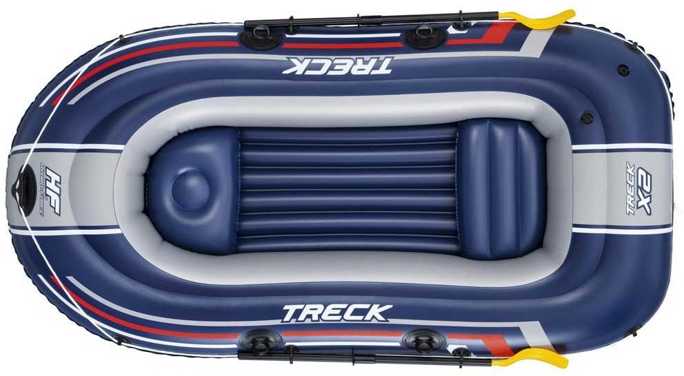 Bestway pripučiamas Pontoon TRECK X2 SET irklas + pompa 61068, modelis ...