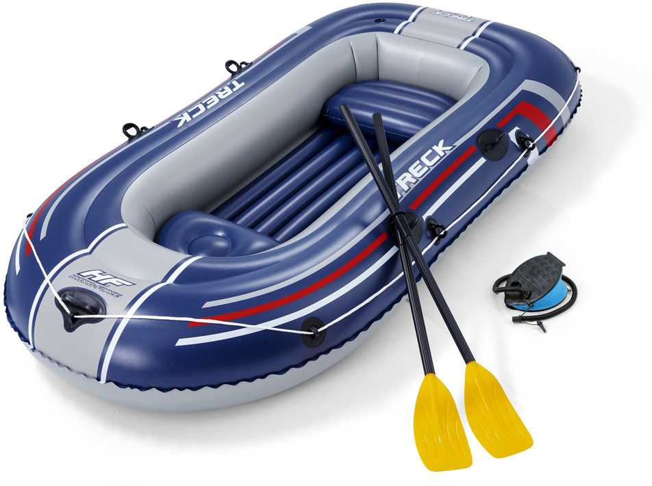 Bestway pripučiamas Pontoon TRECK X2 SET irklas + pompa 61068, modelis ...