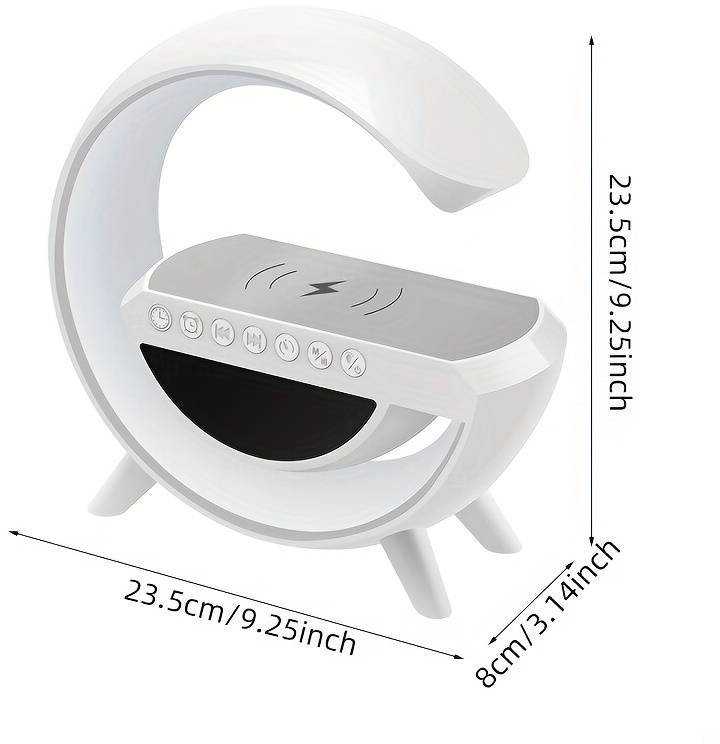 3in1 5W Garso kolonėlė su RGB apšvietimu, belaidžiu įkrovimu ir ...