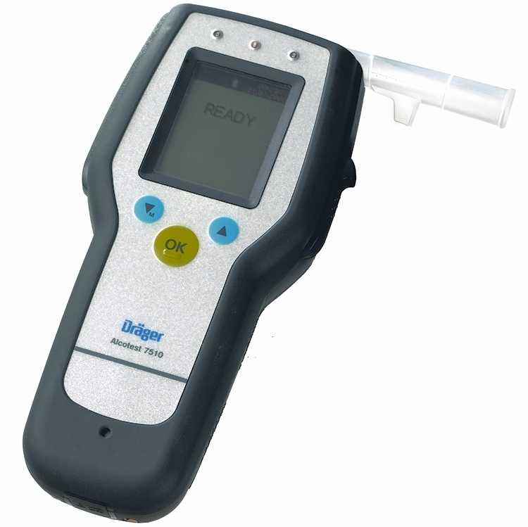 Drager Alkotesteriai Alkotesteris Drager 7510 su metrologine patikra ...