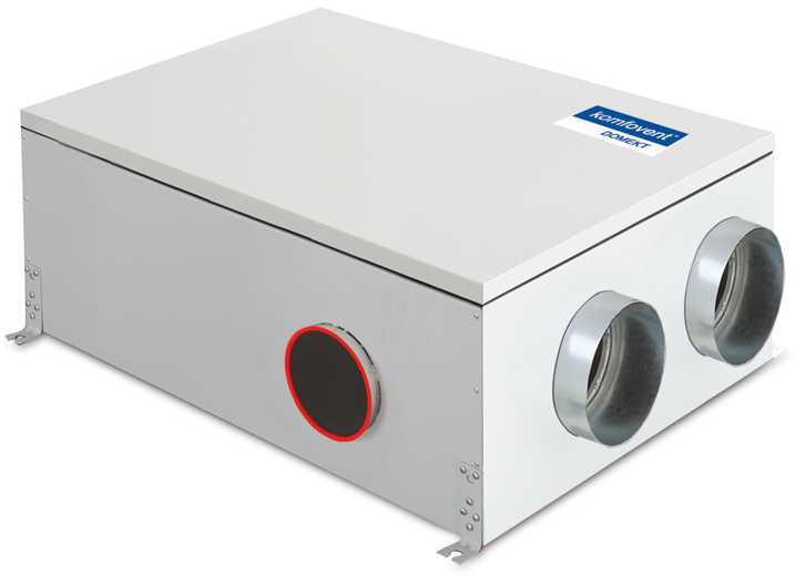 Rekuperatorius su rotaciniu šilumogrąžiu Komfovent Domekt R 250 F, žema ...