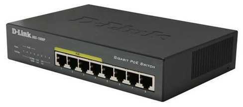 Šakotuvas Komutatorius D-Link DES-1008P, žema kaina | Varle.lt