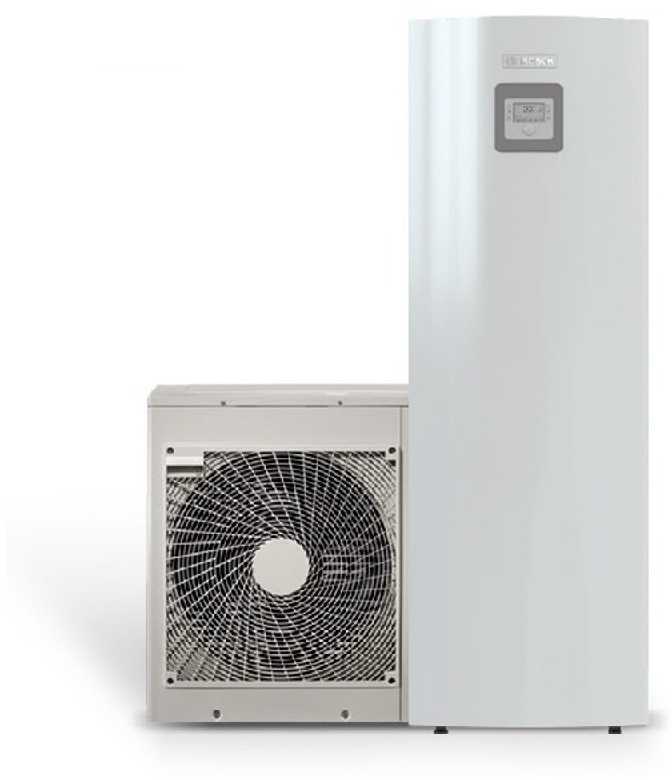 Oras-vanduo šilumos siurblys Bosch Compress 3000 AWS ODU Split 8 / AWMS ...