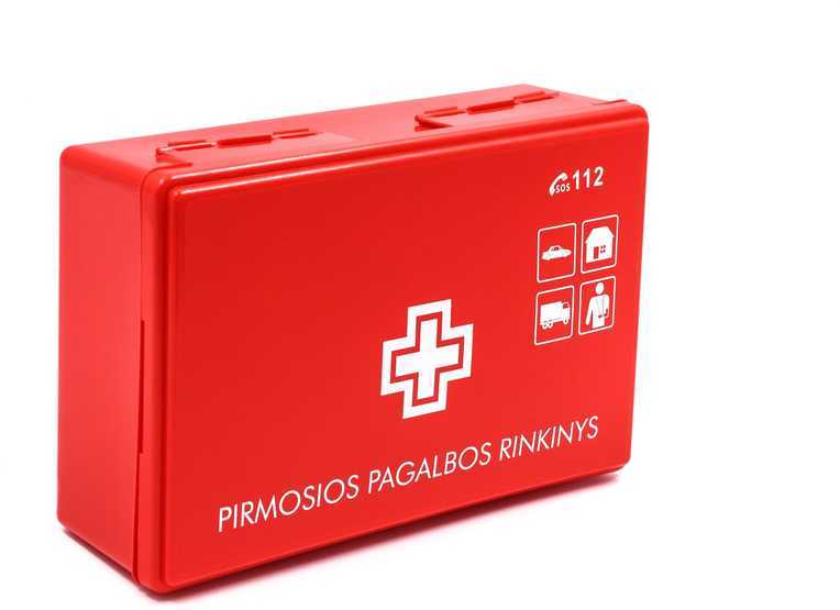 Pirmosios pagalbos rinkinys plastikiniame dėkle įmonėms (atnaujinta ...