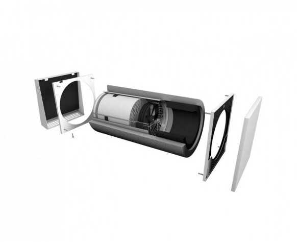 Sieninis mini rekuperatorius AirUnit 500, žema kaina | Varle.lt