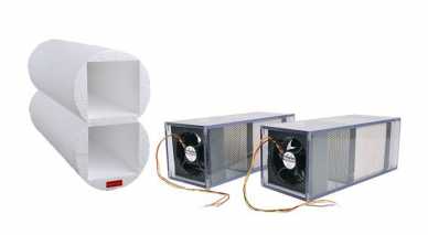 Sieninis mini rekuperatorius AirUnit Gemini, žema kaina | Varle.lt