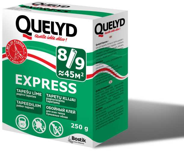 BOSTIK Tapetų klijai QUELYD Express, 250g, modelis - 0018179, žema kaina | Varle.lt