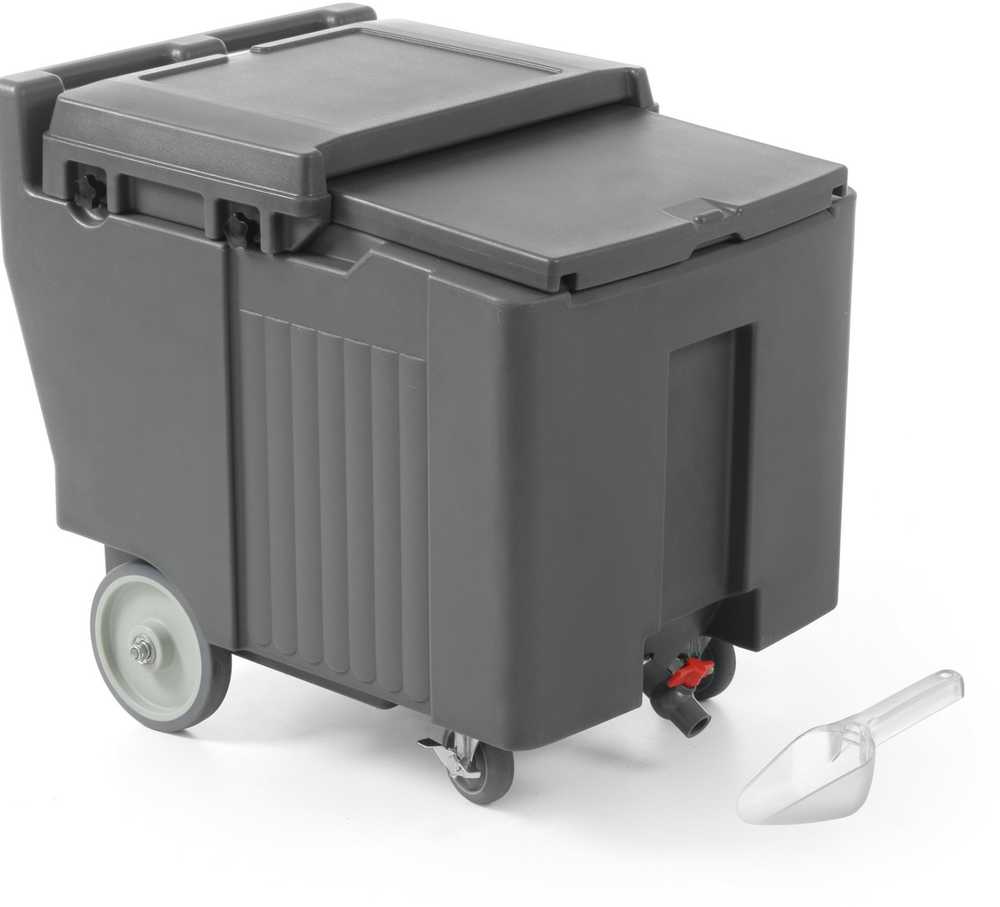 Amer Box Termoizoliacinis konteineris ledui transportuoti, 110L, pilkas ...