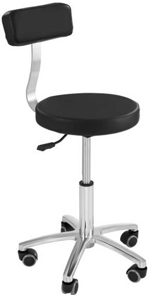 Physa TERNI mobili kosmetinė kėdė ant ratukų, juoda, modelis - 10040060, žema kaina | Varle.lt