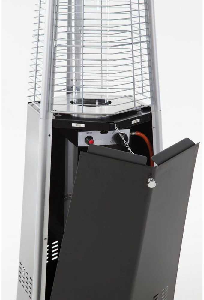 MEVA Lampa grzejnik promiennik gazowy tarasowy sodo na gaz LPG 12,5 kW HEXAGON, modelis ...