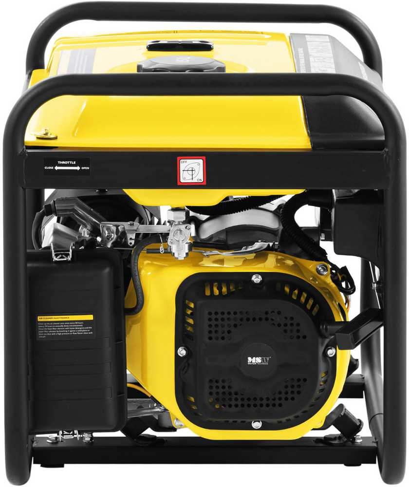 MSW Energijos generatorius elektros generatorius su rankiniu paleidimu ...