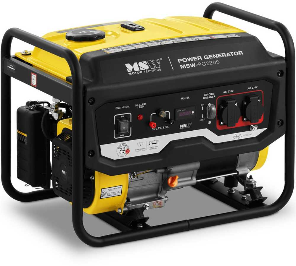 MSW Energijos generatorius elektros generatorius su rankiniu paleidimu ...