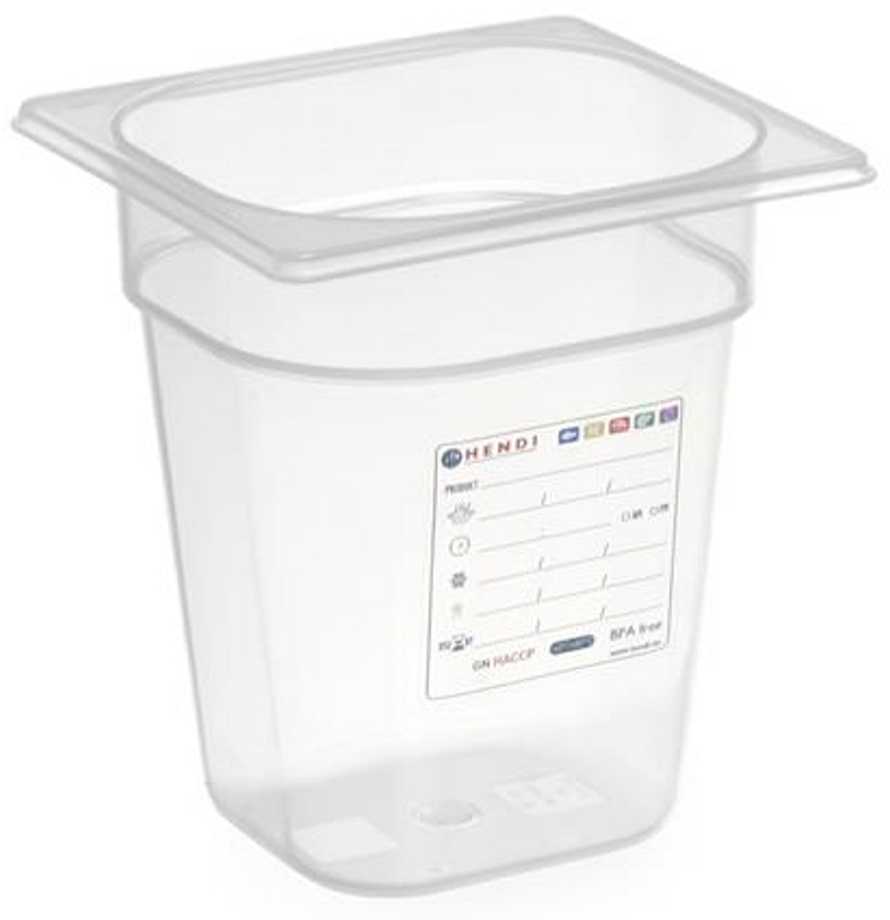 Hendi Polipropileno indas GN 1 / 6, aukštis 200 mm, modelis - 880456, žema kaina | Varle.lt