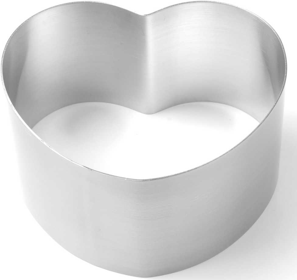 Rant cukierniczy do ciasta tortu SERCE - Rinkinys 4vnt.. - HENDI 512456 ...