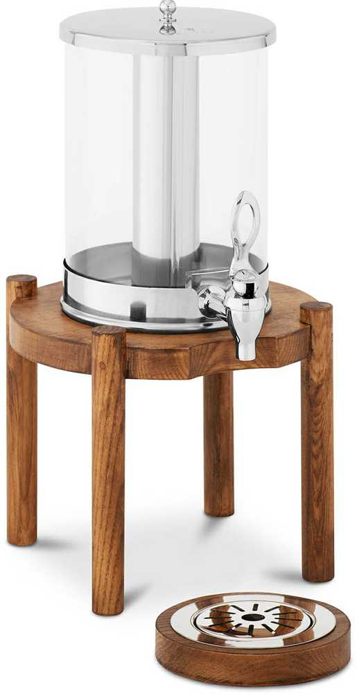 Royal Catering Gėrimų dozatorius su šaldymo sistema ant medinio ...