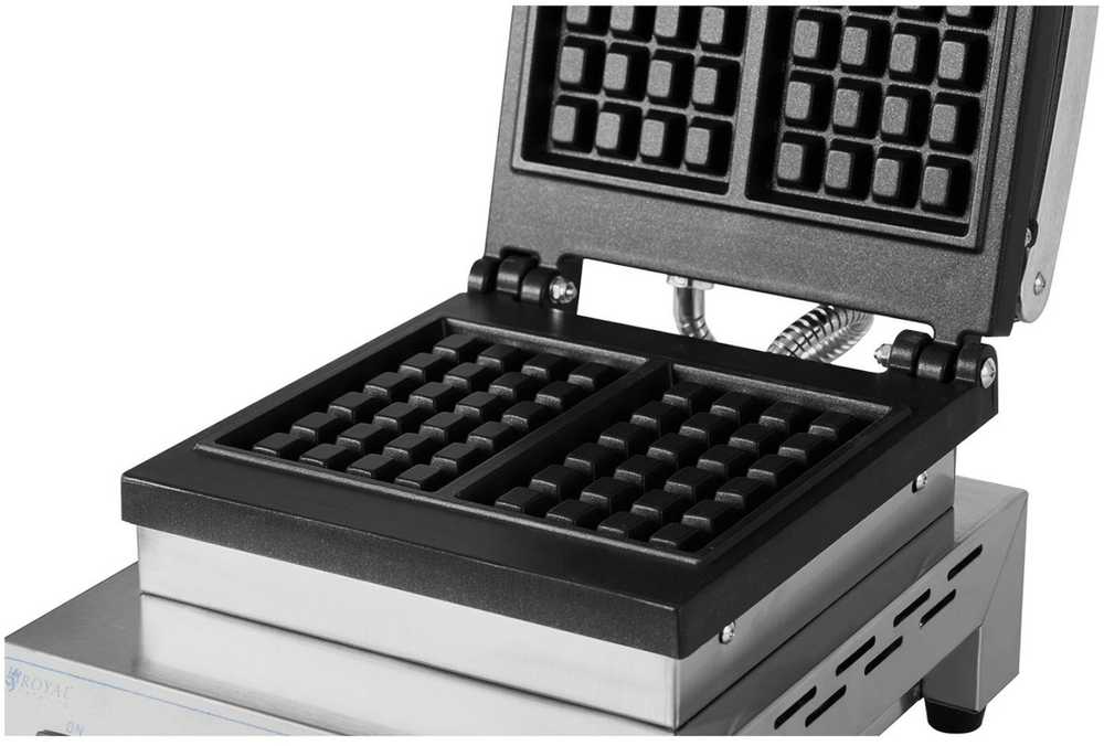 Royal Catering Stačiakampė vaflinė 2 vafliams 170 x 210 mm TEFLON 1500 ...