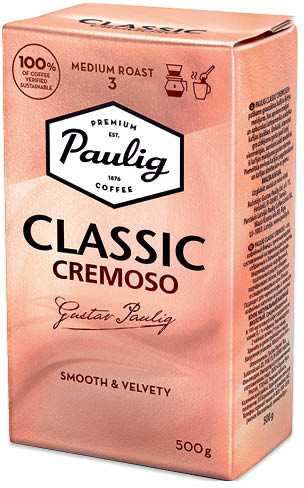 Kava PAULIG Classic Cremoso, malta, 500g, žema kaina | Varle.lt