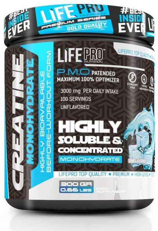 Ispanija Life Pro Creatine Monohydrate 300g, žema kaina | Varle.lt