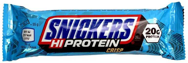 Mars Snickers High Protein Crisp Bar 55g, žema kaina | Varle.lt