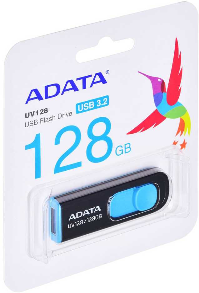 USB laikmena Adata UV128, 128GB, modelis - ‎AUV128-128G-RBE, žema kaina | Varle.lt